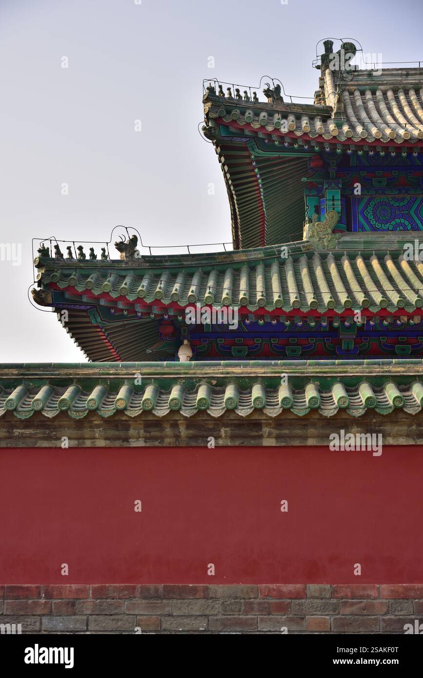 Tourist landmark of Temple of Heaven, where emperors of the Ming and ...