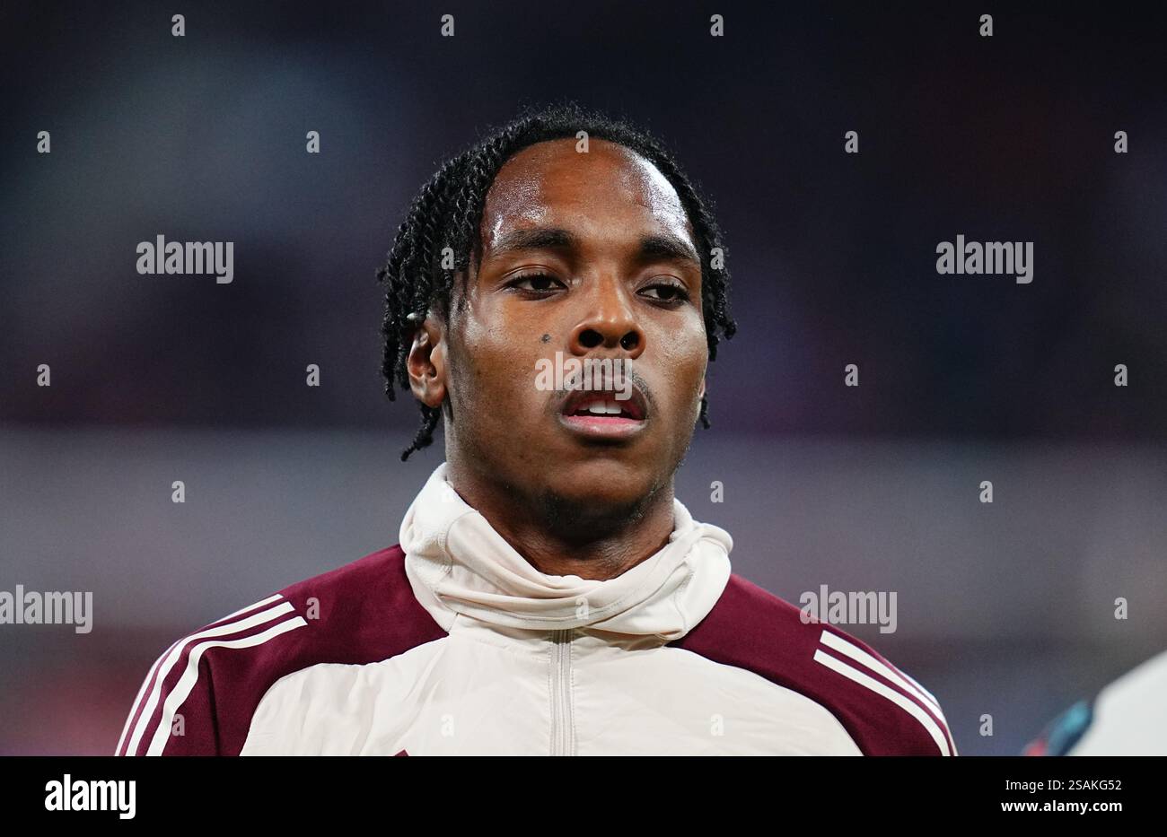 Allianz Arena, Munich, Germany. 29th Jan, 2025. Mathys Tel (Bayern ...