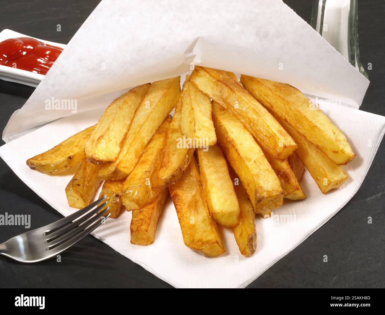 Homemade French Fries - Fast Food Stock Photo - Alamy