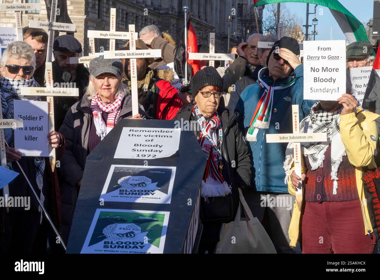 London, Uk. 30 Jan 2025 Supporters gather in Parliament Square to ...