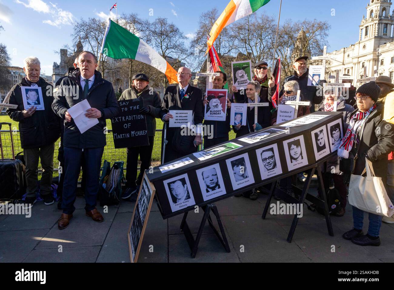 London, UK. 30th Jan, 2025. Cathal Mallaghan, MP for Mid Ulster ...