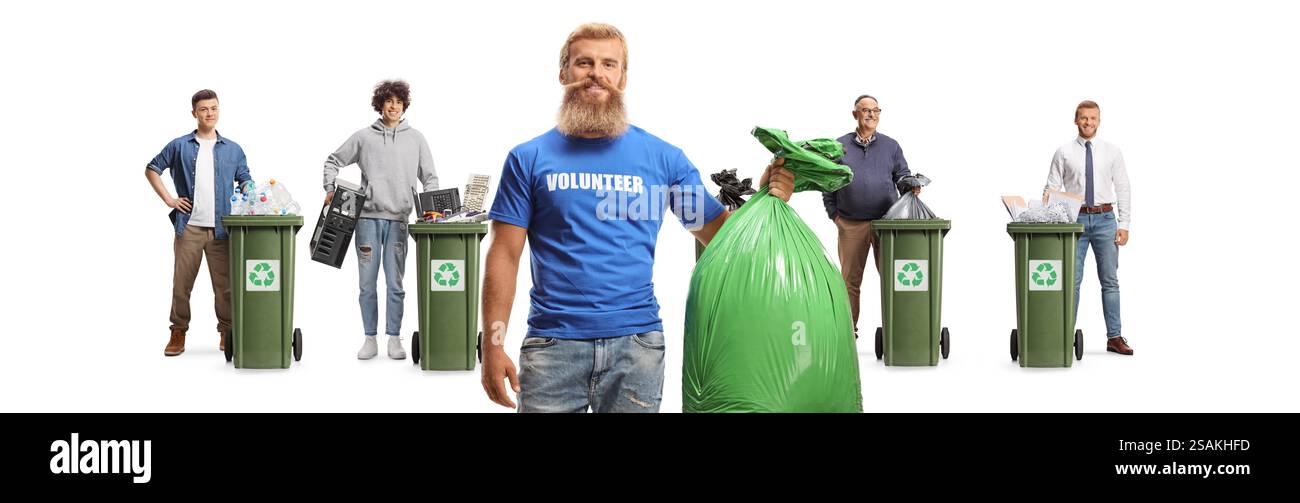 Group men recycling waste hi-res stock photography and images - Alamy