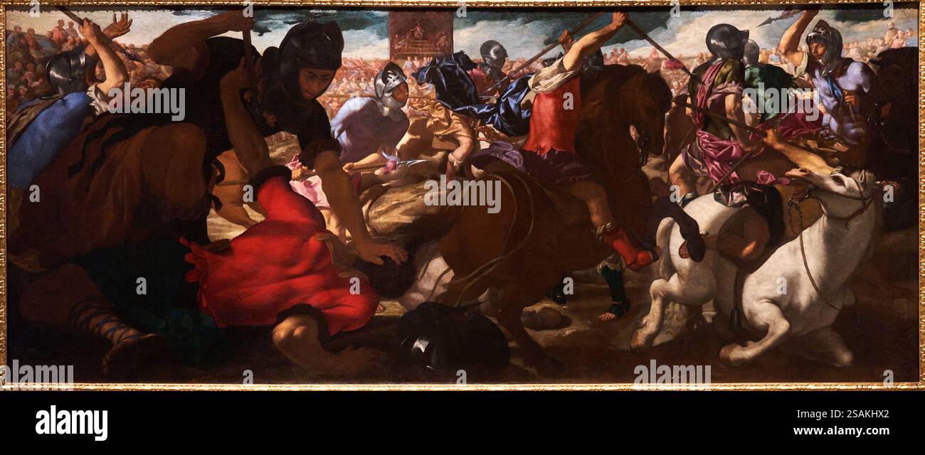 PAOLO DOMENICO FINOGLIA (ABOUT 1590-1645), Gladiators' Fight, 1635-1636 ...