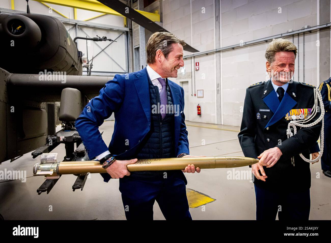 Gilze Rijen, The Netherlands. 29th Jan, 2025. Prince Maurits and Prince ...