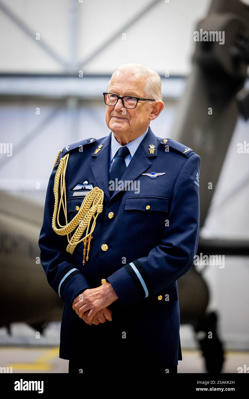 Gilze Rijen, The Netherlands. 29th Jan, 2025. Pieter van Vollenhoven ...