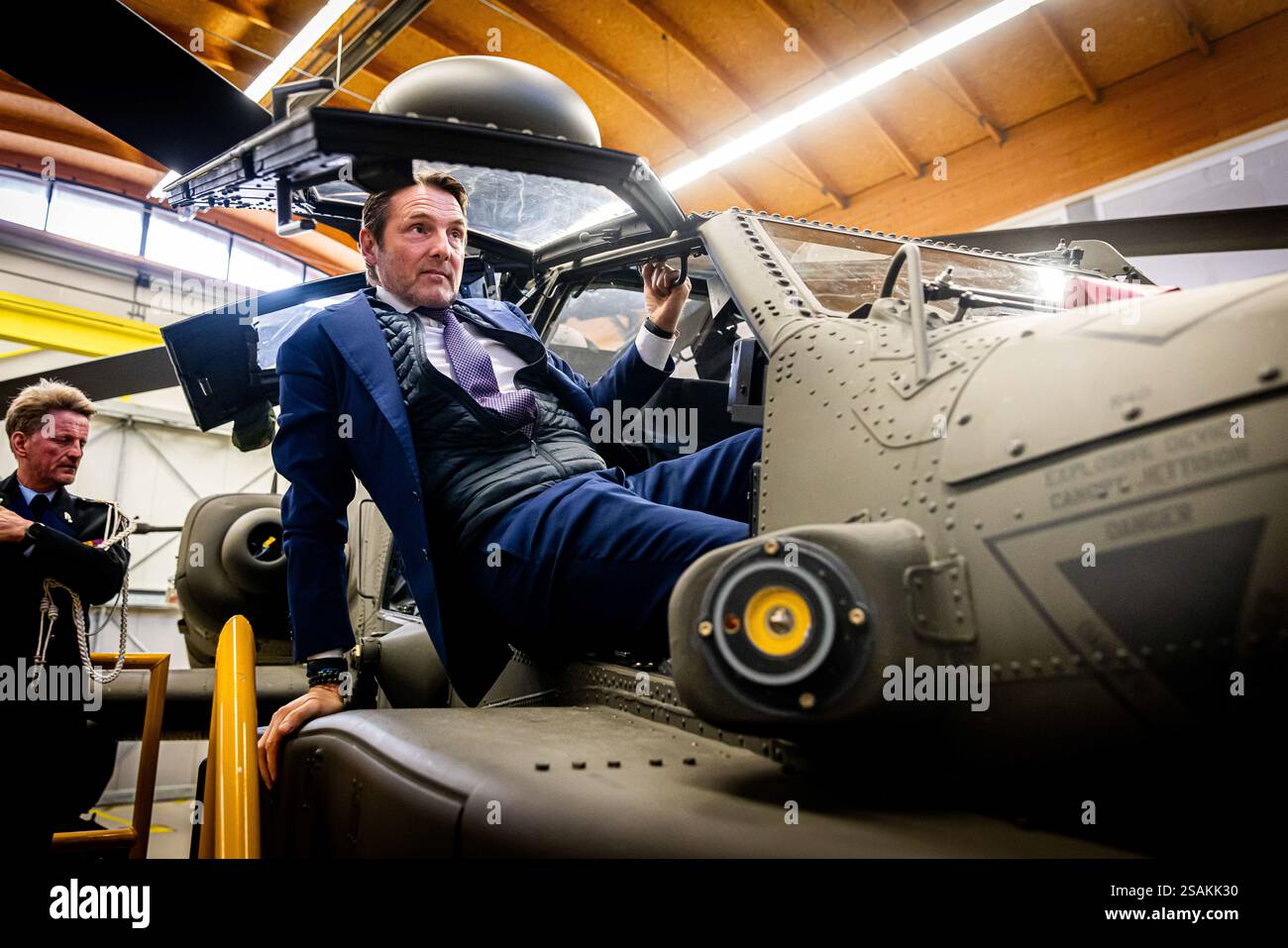Gilze Rijen, The Netherlands. 29th Jan, 2025. Prince Maurits during a ...