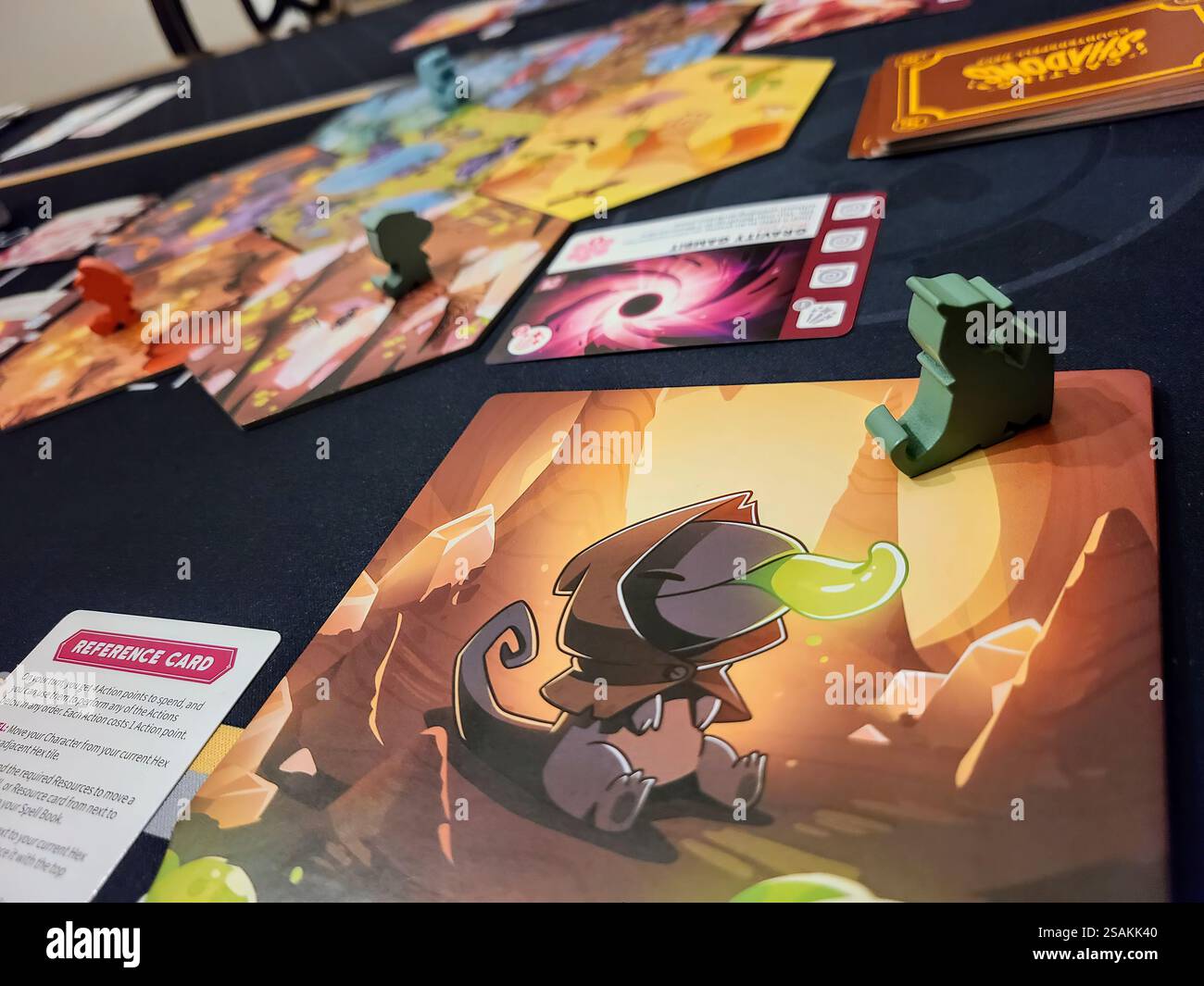 Fantasy Board Game Adventure Top View Immersive Perspective Stock Photo ...