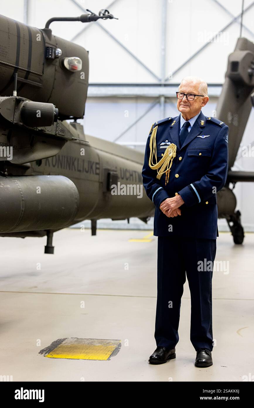 Gilze Rijen, The Netherlands. 29th Jan, 2025. Pieter van Vollenhoven ...