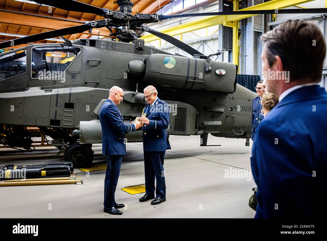 Gilze Rijen, The Netherlands. 29th Jan, 2025. Pieter van Vollenhoven ...