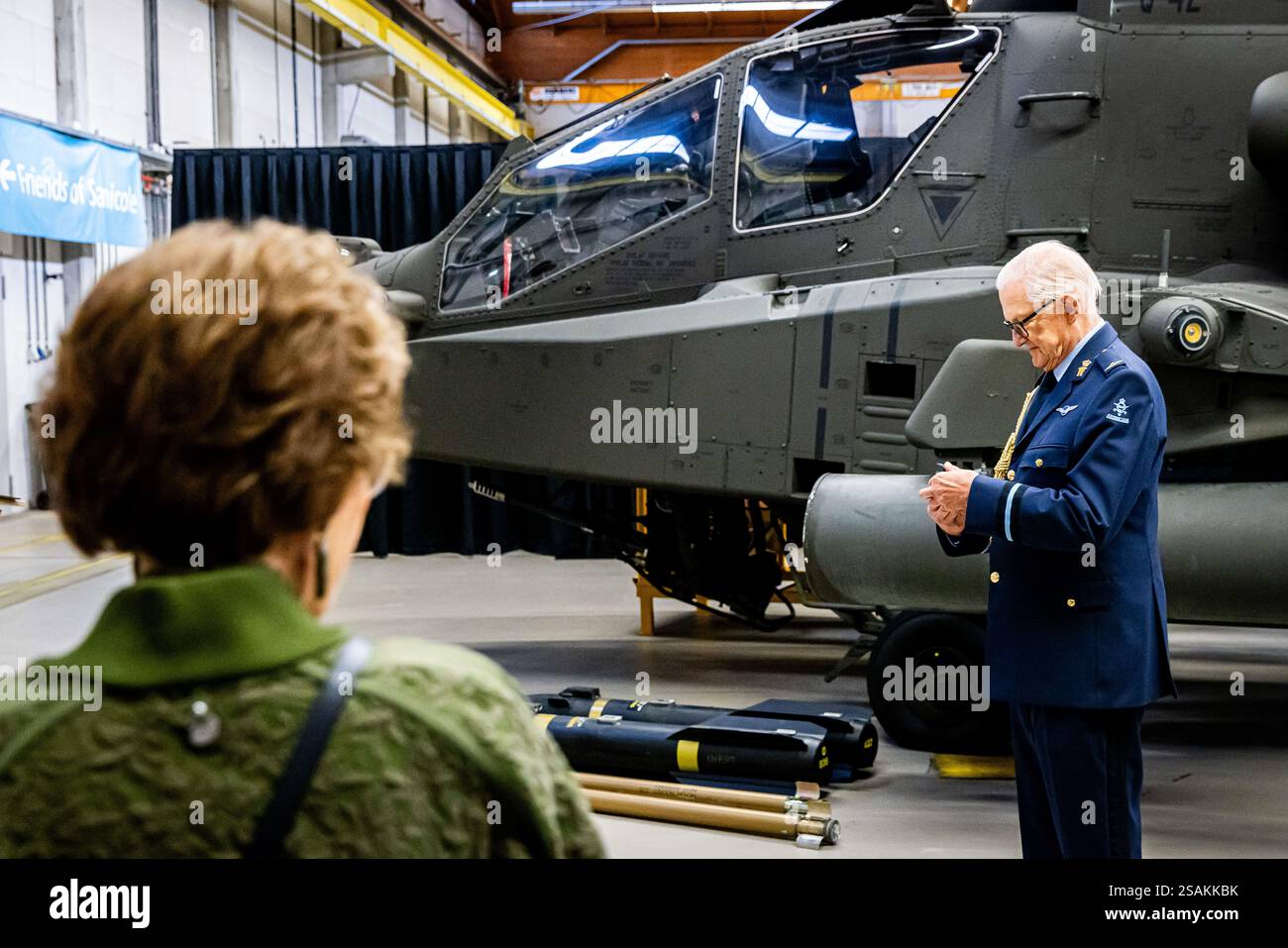 Gilze Rijen, The Netherlands. 29th Jan, 2025. Pieter van Vollenhoven ...