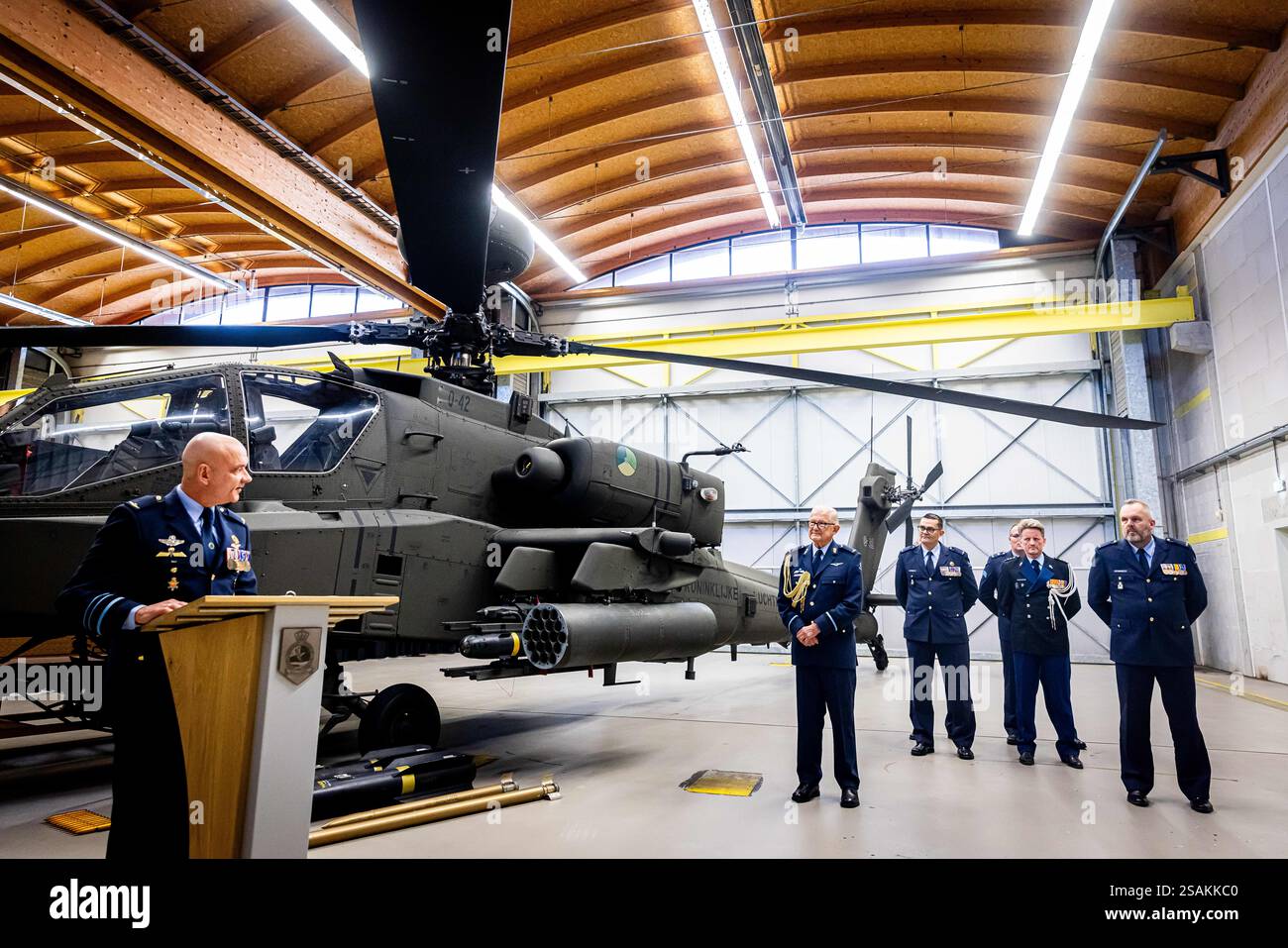 Gilze Rijen, The Netherlands. 29th Jan, 2025. Pieter van Vollenhoven ...