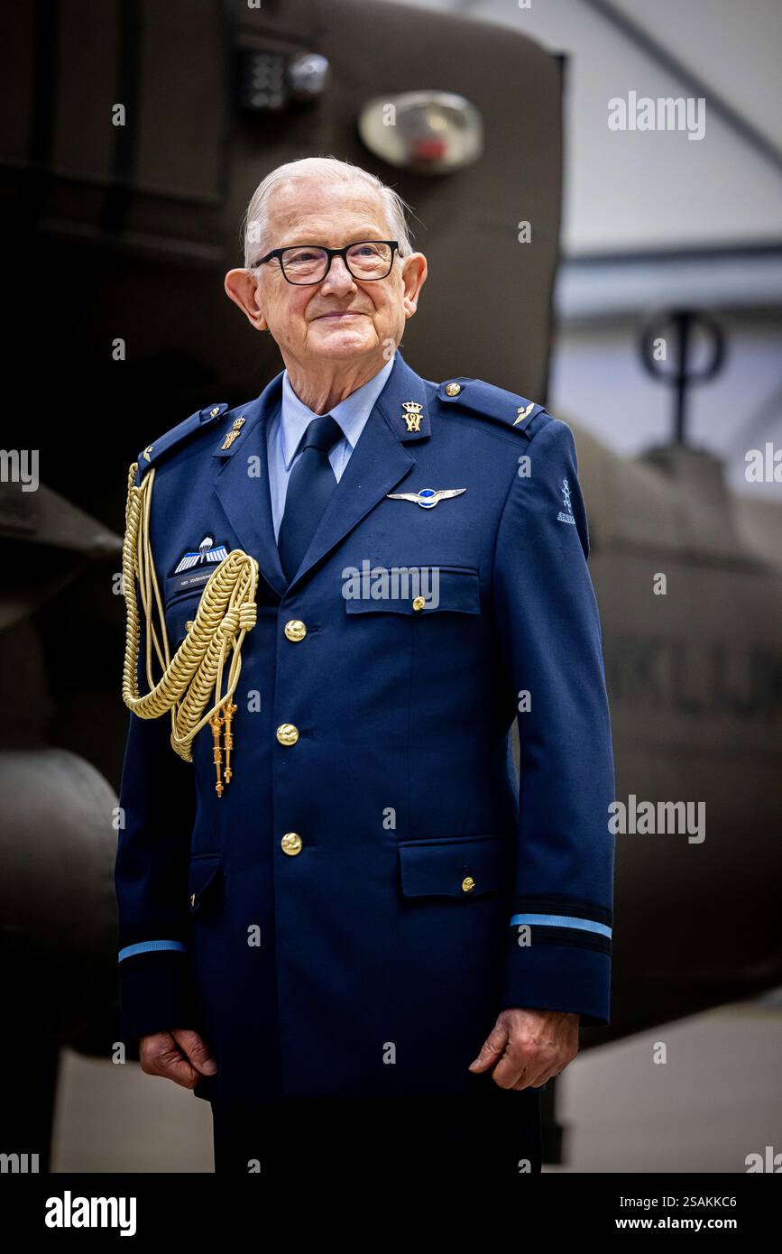 Gilze Rijen, The Netherlands. 29th Jan, 2025. Pieter van Vollenhoven ...