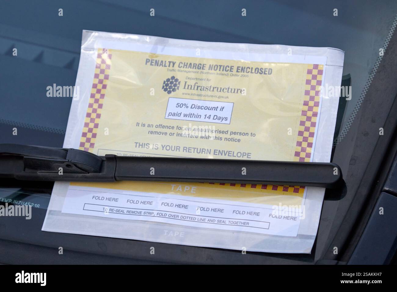 department for infrastructure penalty charge notice parking ticket ...