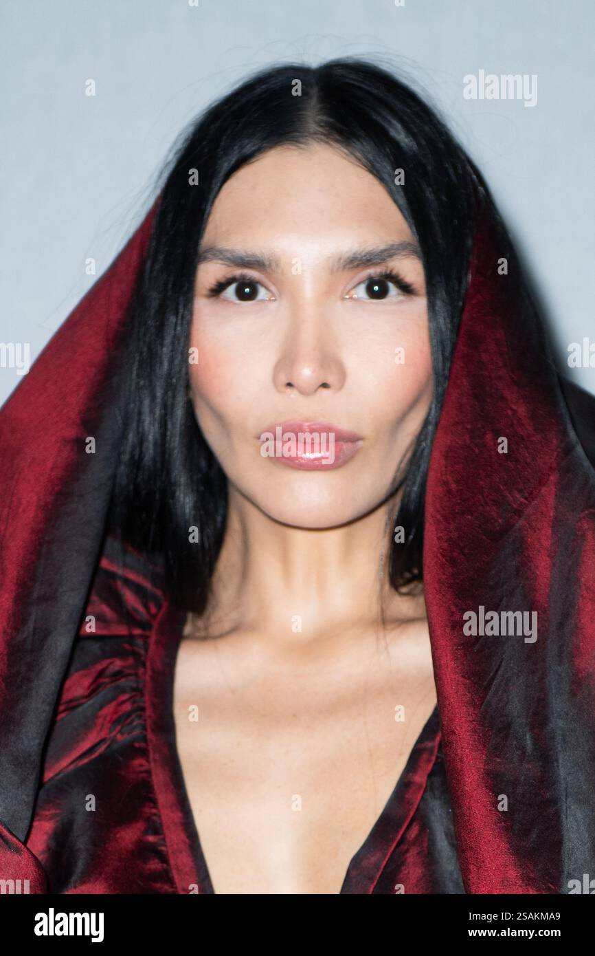 Paris, France. 30th Jan, 2025. Zarina Yeva attending the Juana Martin ...