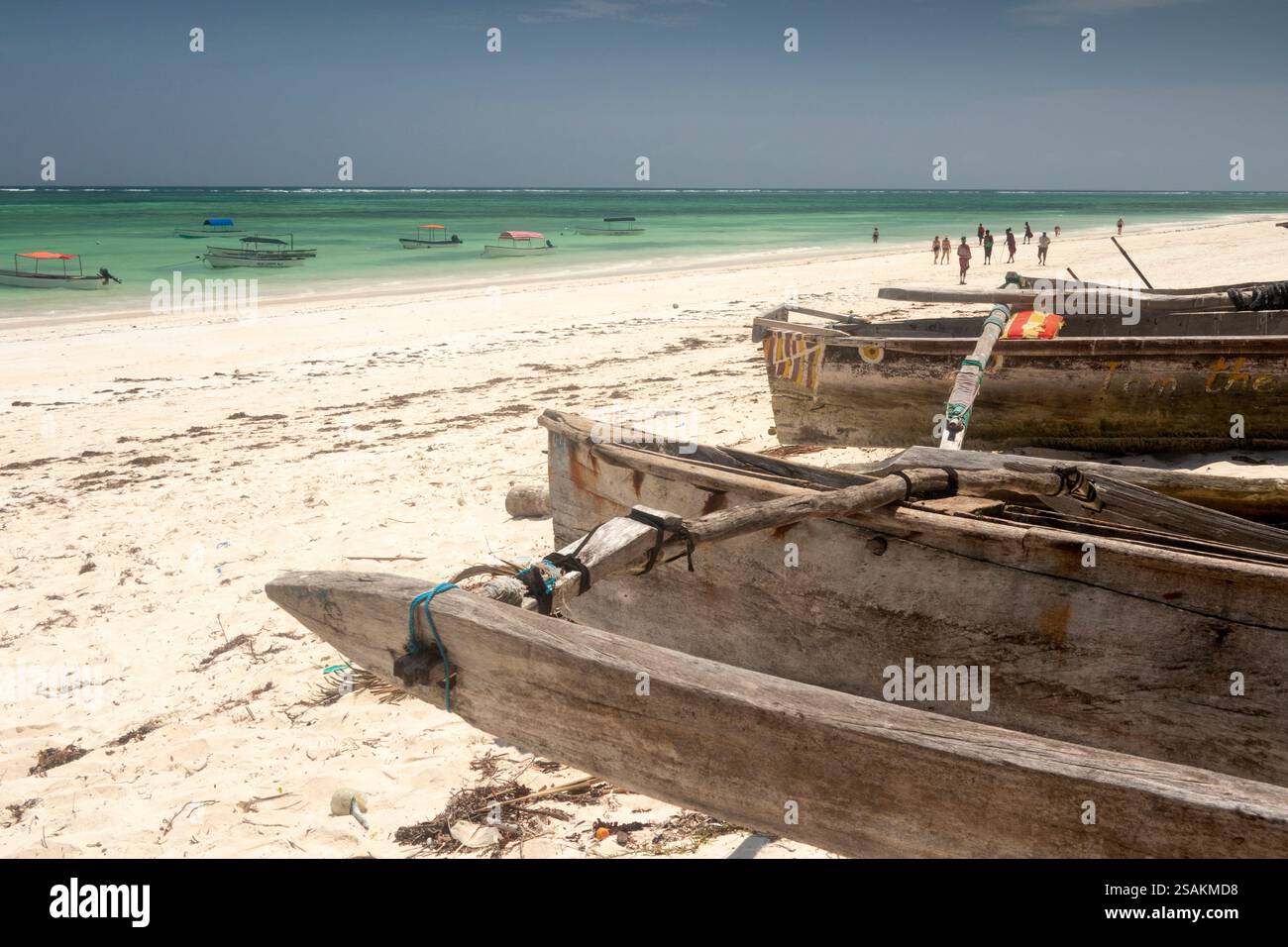 Africa Tanzania, Zanzibar, East Coast, Dongwe, traditional wooden ...