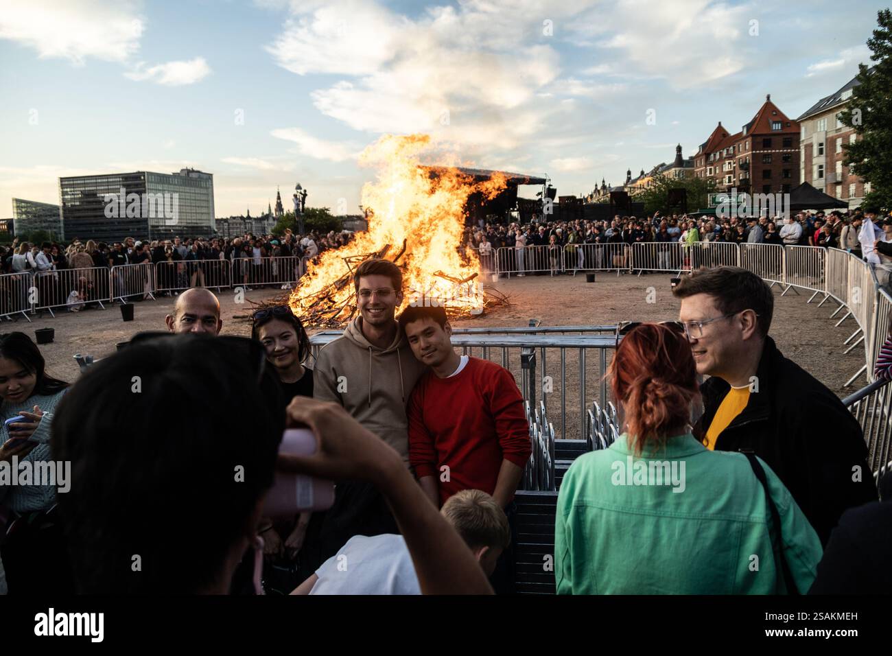 Copenhagen, Denmark. 23rd June, 2024. Attendees pose for photos while ...