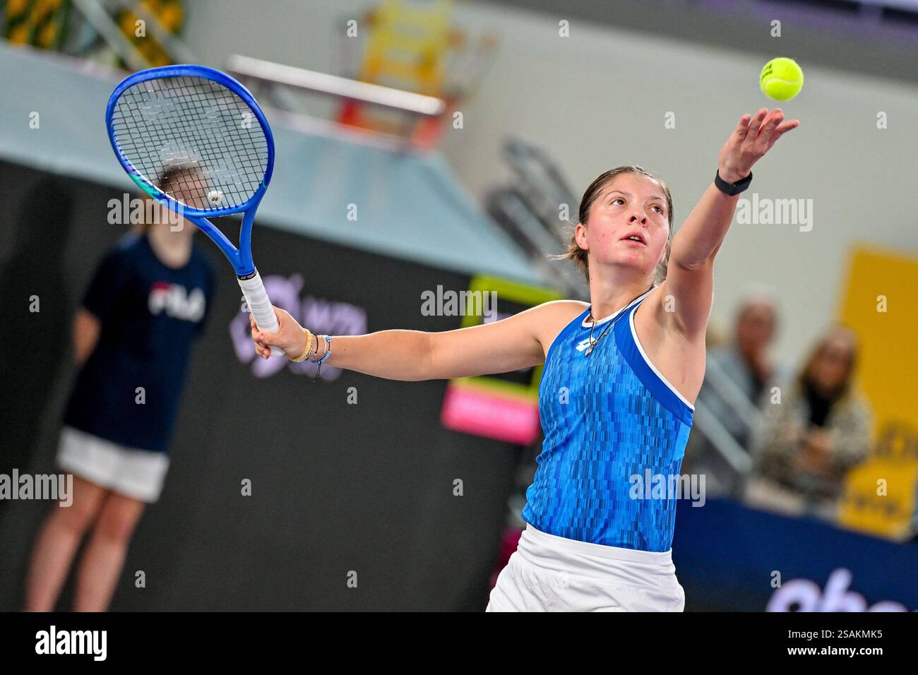 Linz, Austria. 30th Jan, 2025. LINZ, AUSTRIA -JANUARY 30: Antonia Ruzic ...