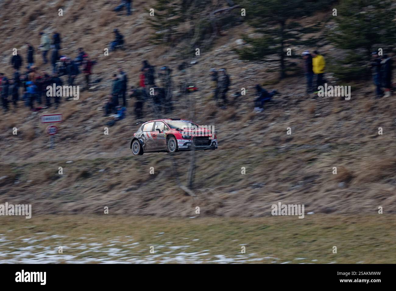 WRC Rally Monte Carlo 2025 at Ancelle, FRANCE, 24/01/2025 Florent ...