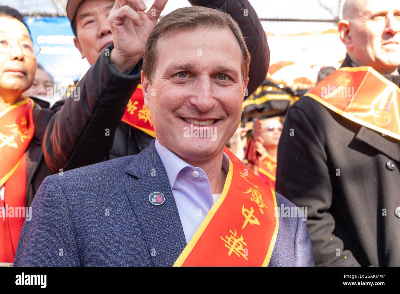 New York, United States. 29th Jan, 2025. Congressman Dan Goldman ...