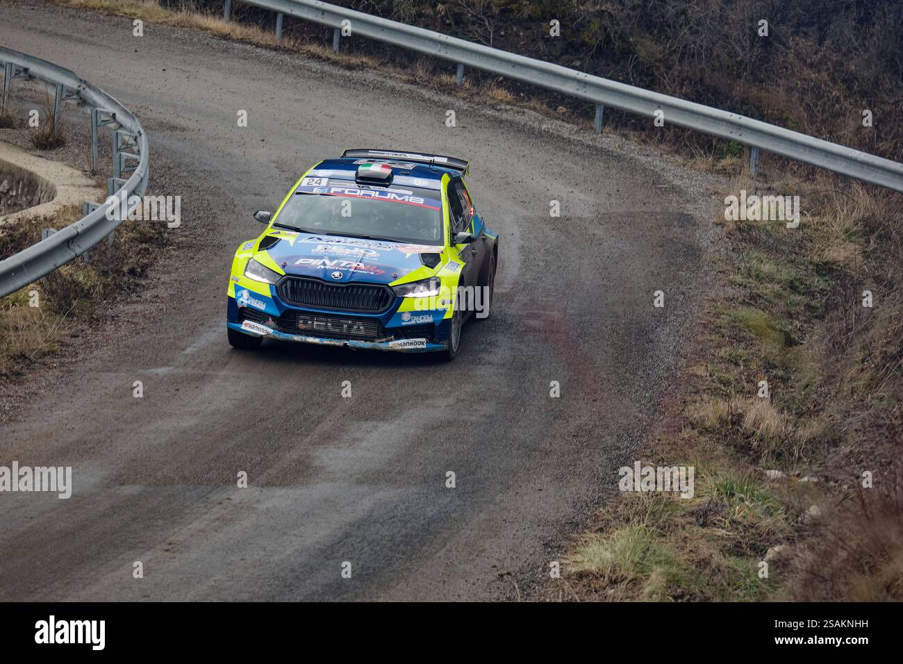 WRC Rally Monte Carlo 2025 at Sigottier, FRANCE, 25/01/2025 Florent ...
