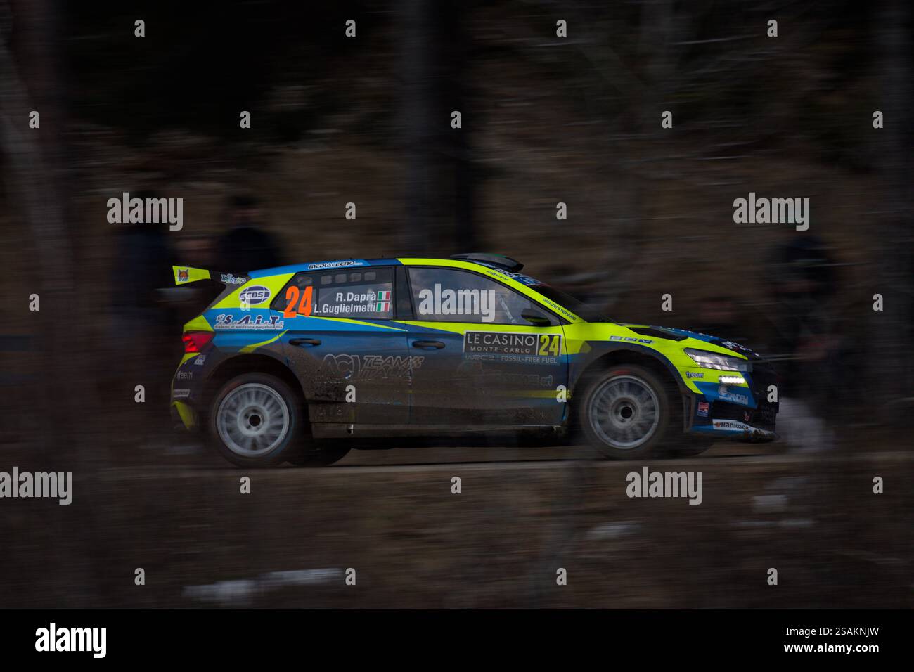 WRC Rally Monte Carlo 2025 at Ancelle, FRANCE, 24/01/2025 Florent ...