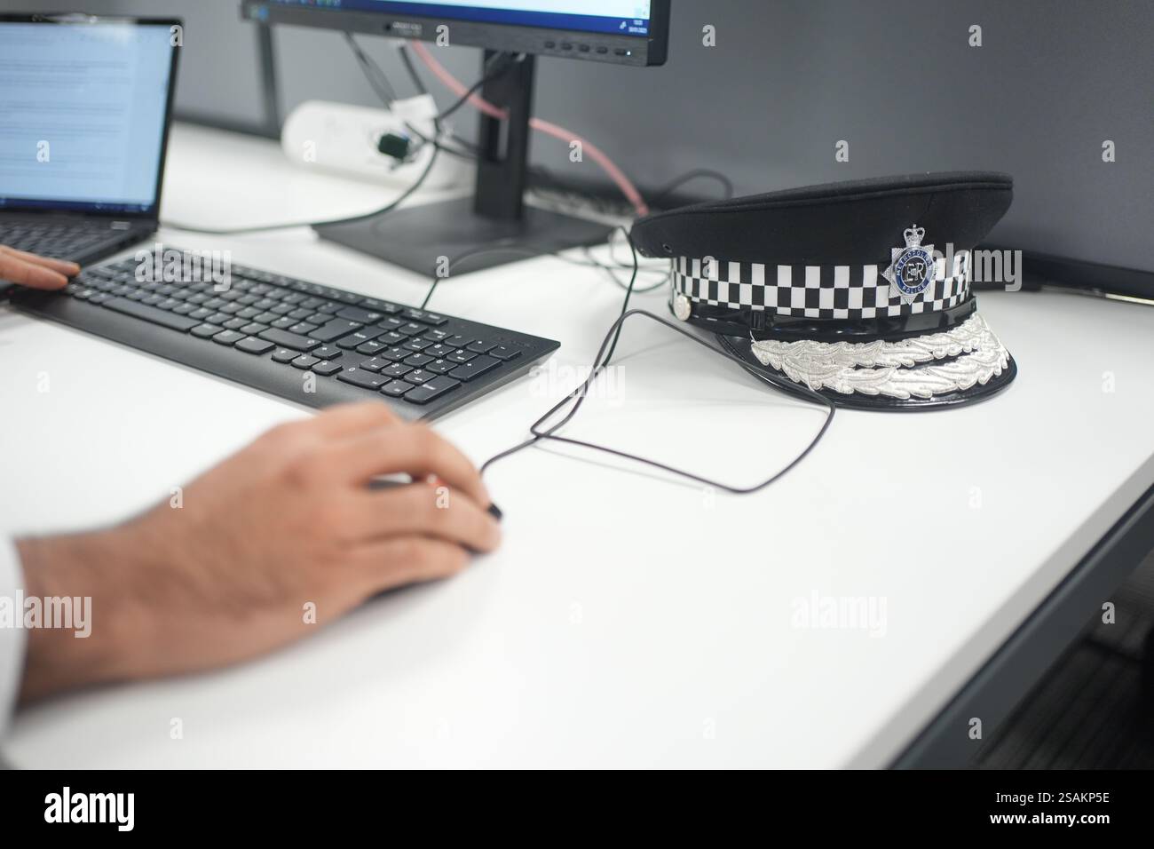 Police officers working at the new innovative Police Hub at the Orchard ...
