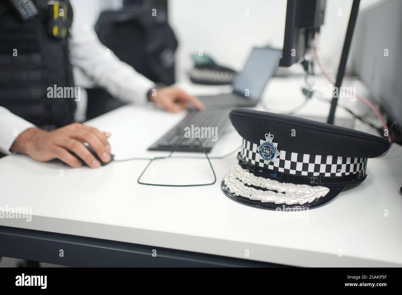 Police officers working at the new innovative Police Hub at the Orchard ...