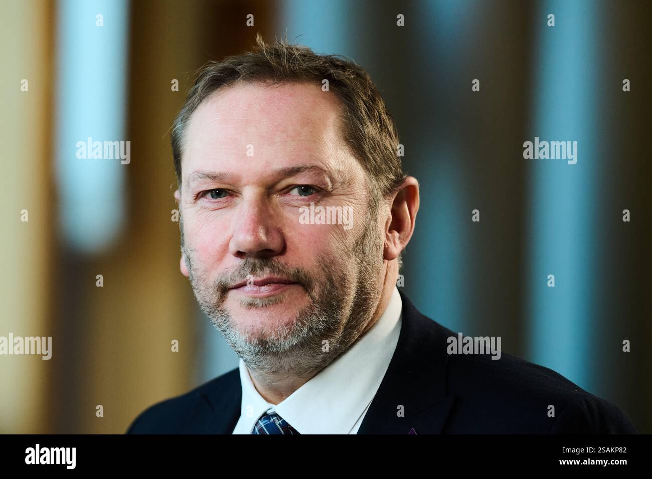 Edinburgh Scotland, UK 30 January 2025. Douglas Lumsden MSP at the ...