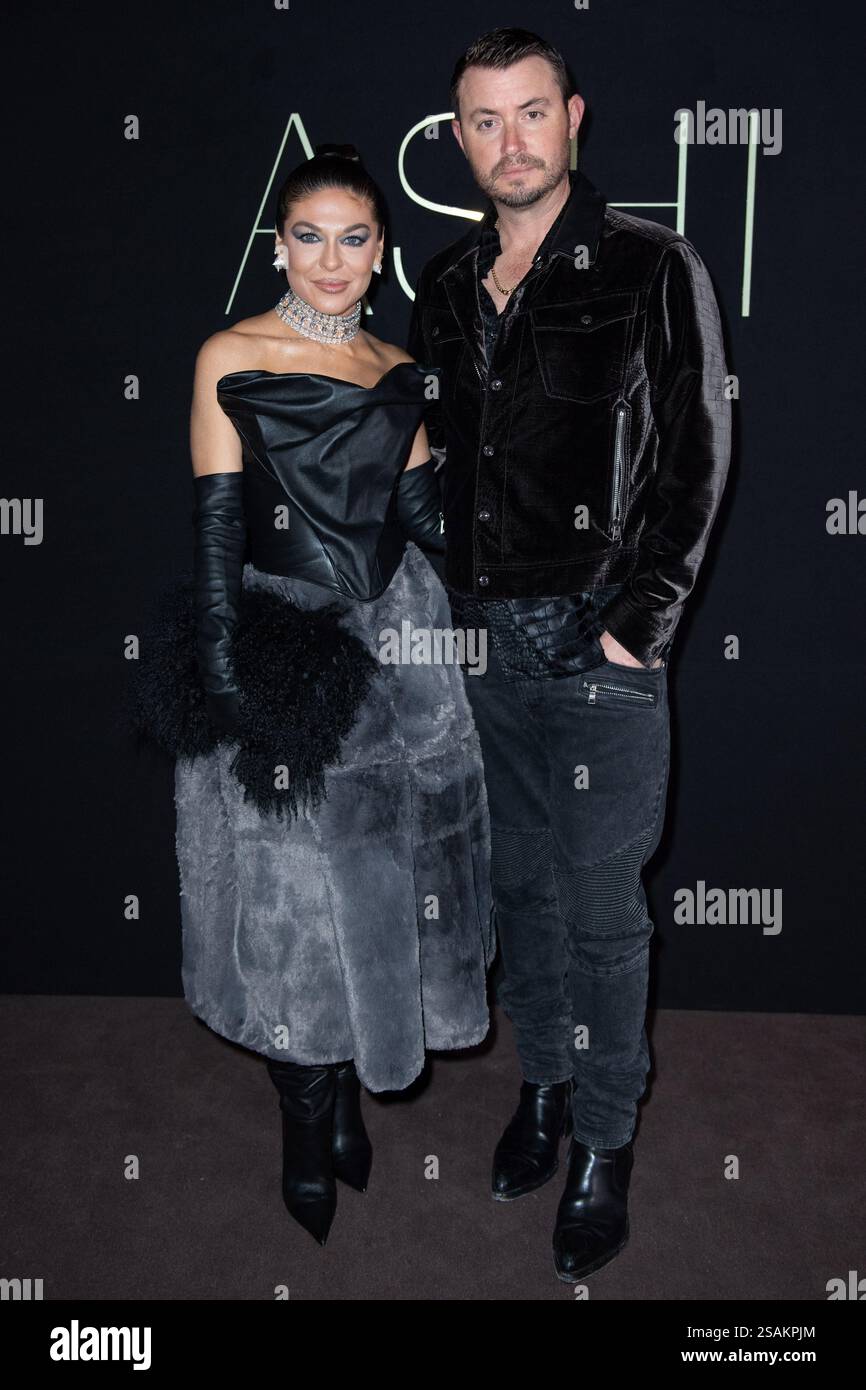 Paris, France. 30th Jan, 2025. Sabrina Harrison and Sean Harrison ...