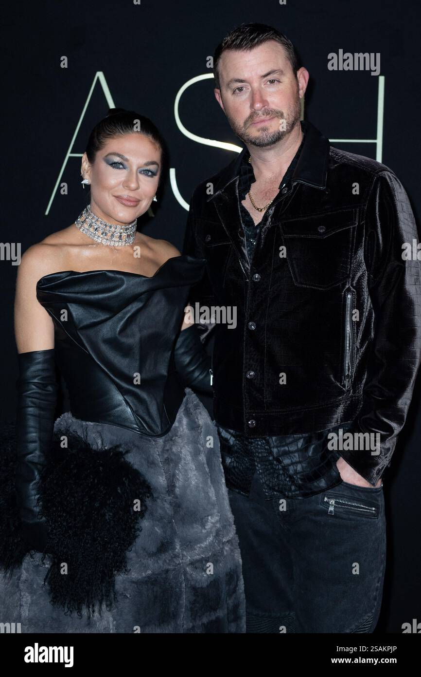 Sabrina Harrison and Sean Harrison attending the Ashi Studio Women's ...