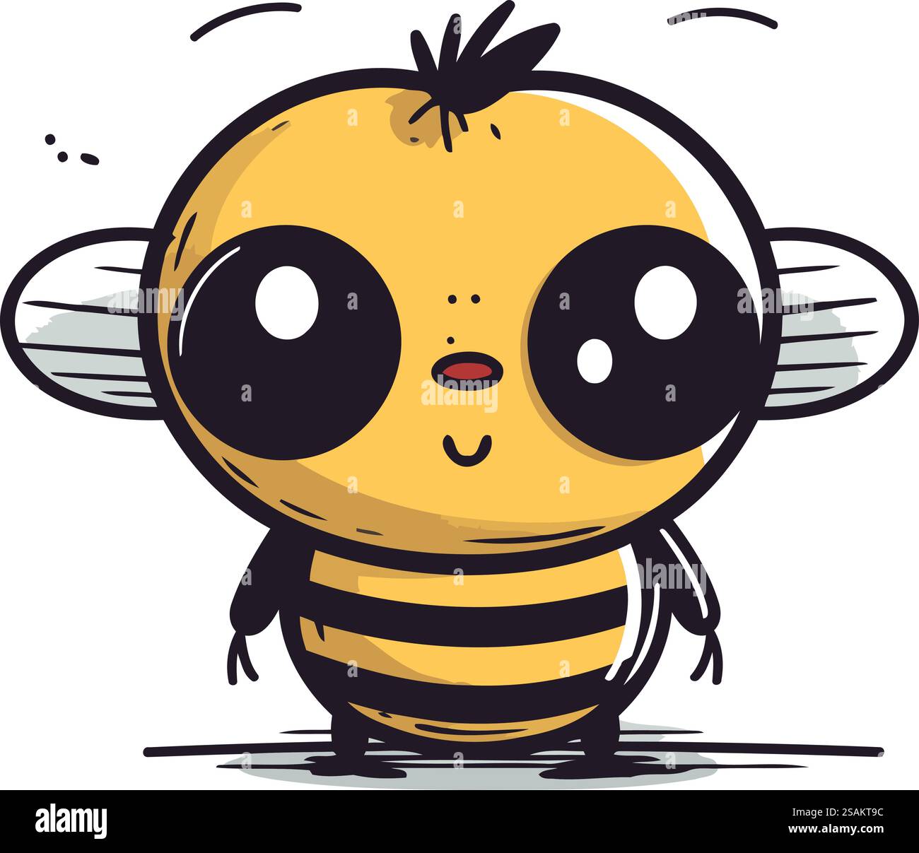 Honey bee face Stock Vector Images - Alamy