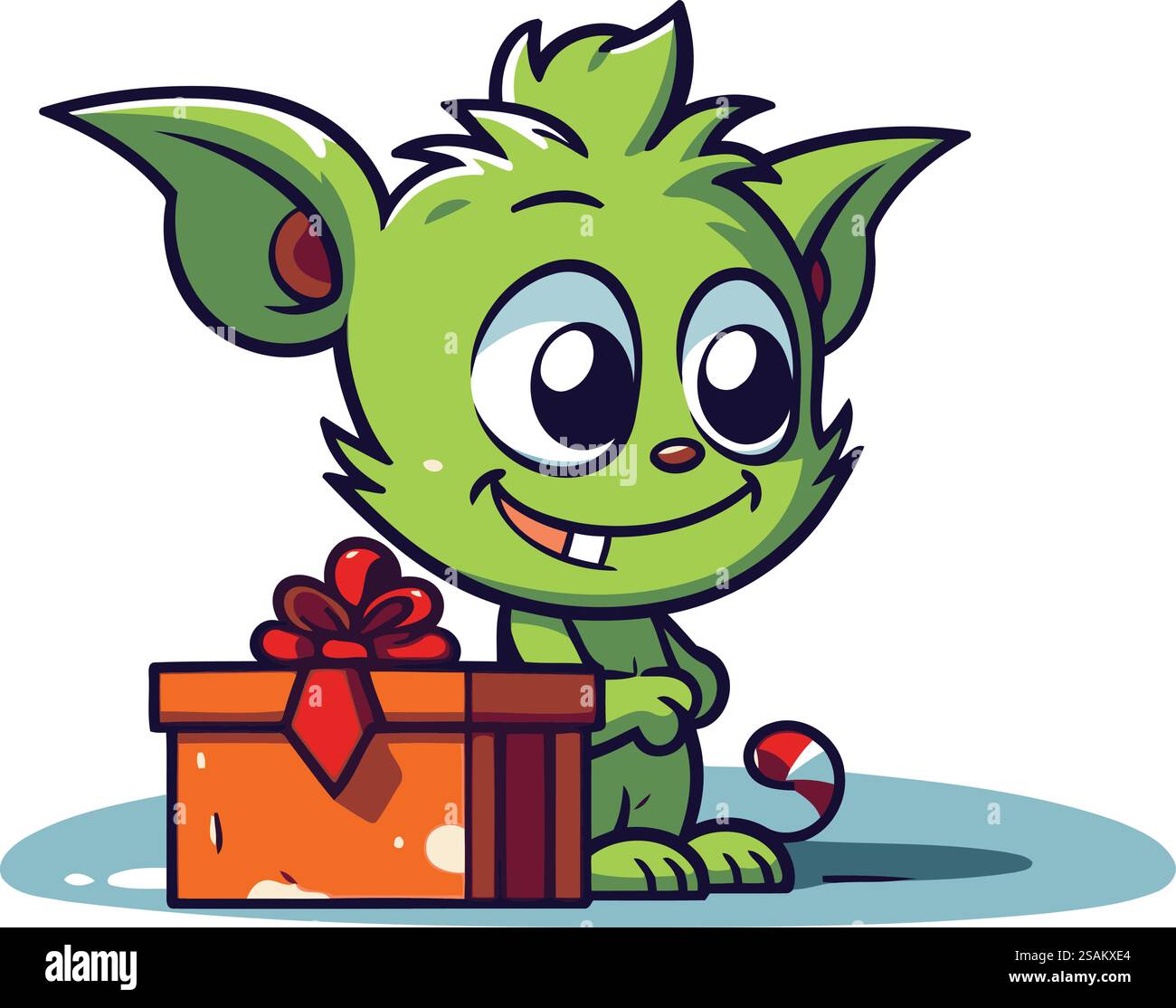 Mascot gift box Stock Vector Images - Alamy