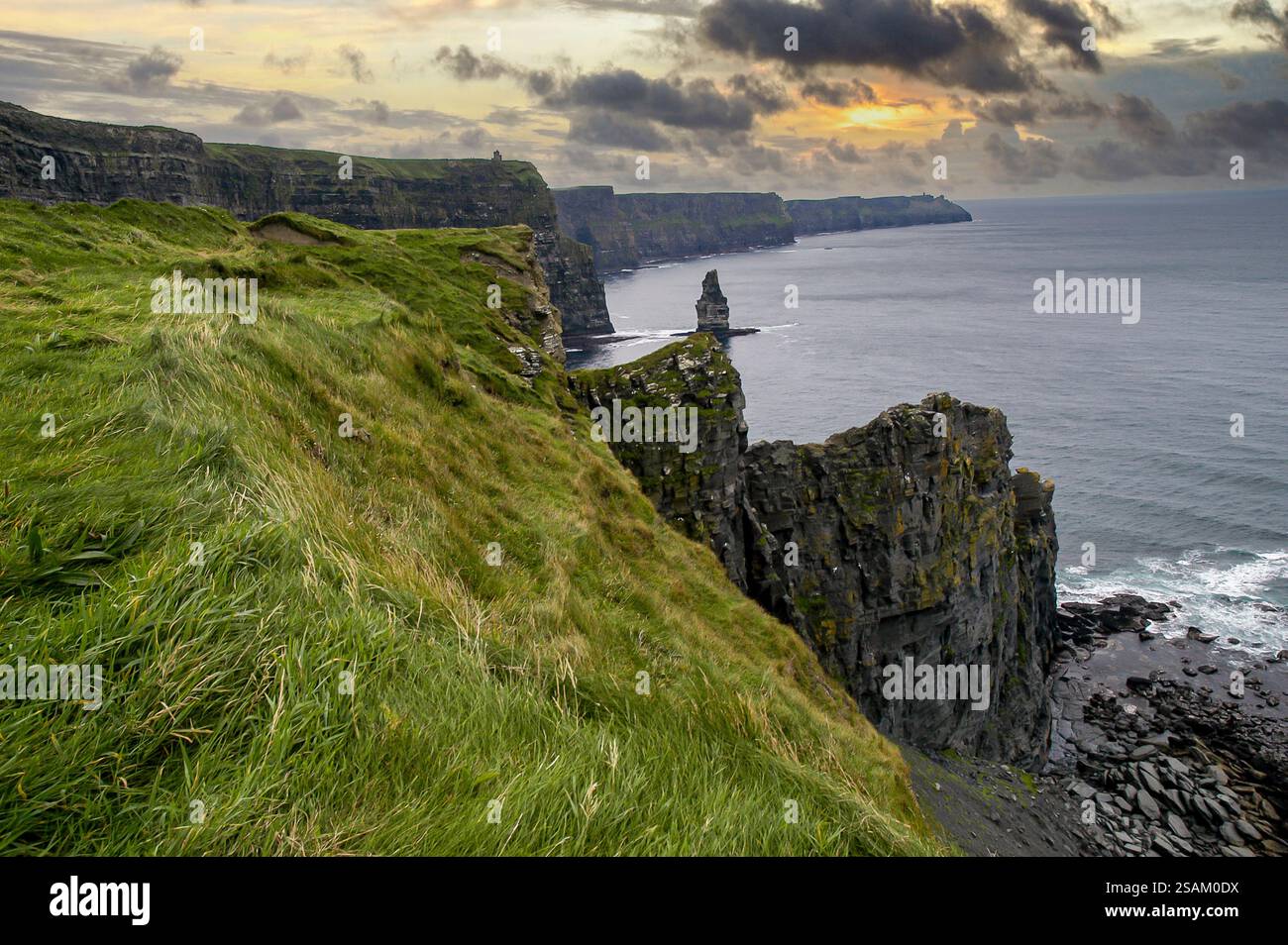 Spectacular landscape of the Burren region of County Clare, Ireland ...