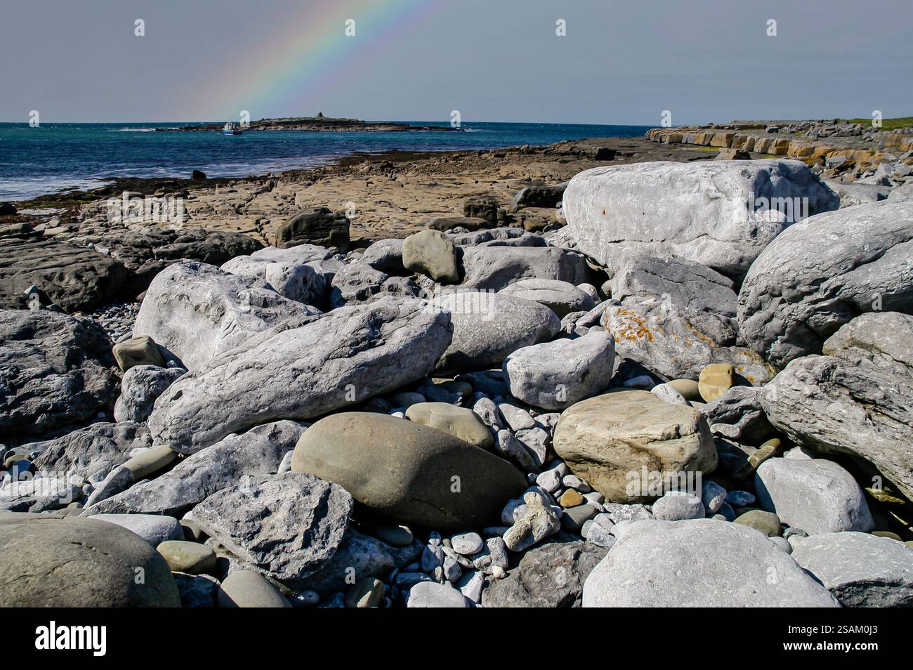 Spectacular landscape of the Burren region of County Clare, Ireland ...