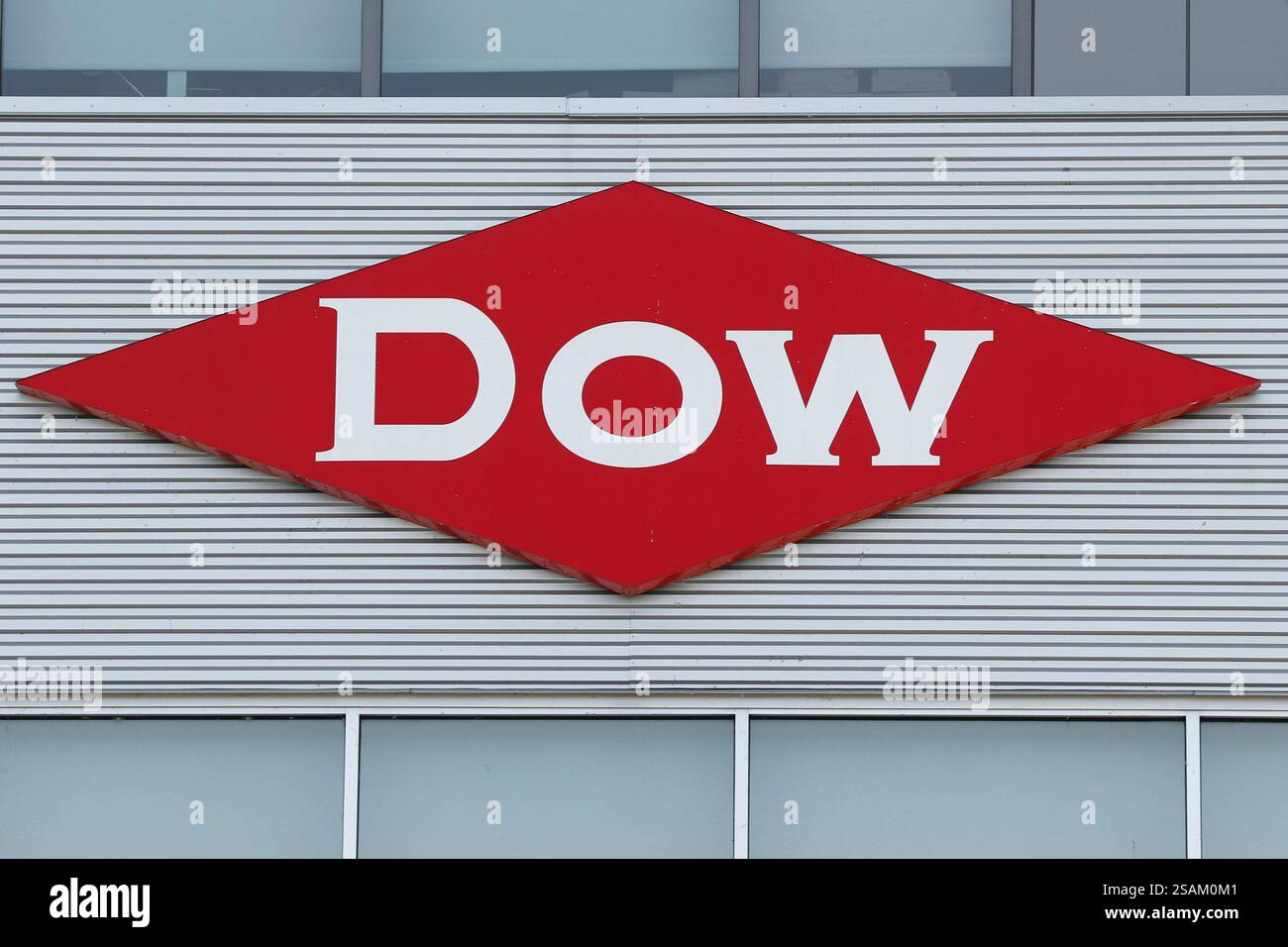 FILE - A Dow sign is shown in Midland, Mich., Aug. 2, 2019. (AP Photo ...