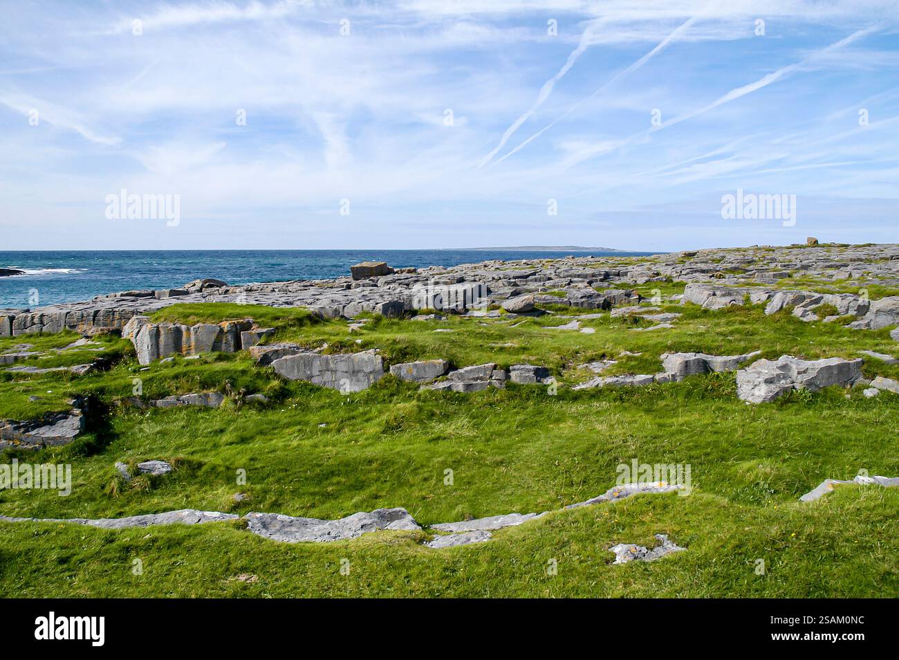 Spectacular landscape of the Burren region of County Clare, Ireland ...