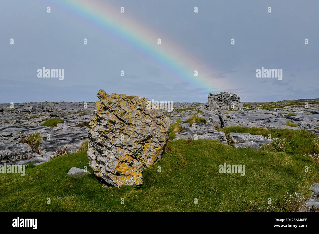 Spectacular landscape of the Burren region of County Clare, Ireland ...