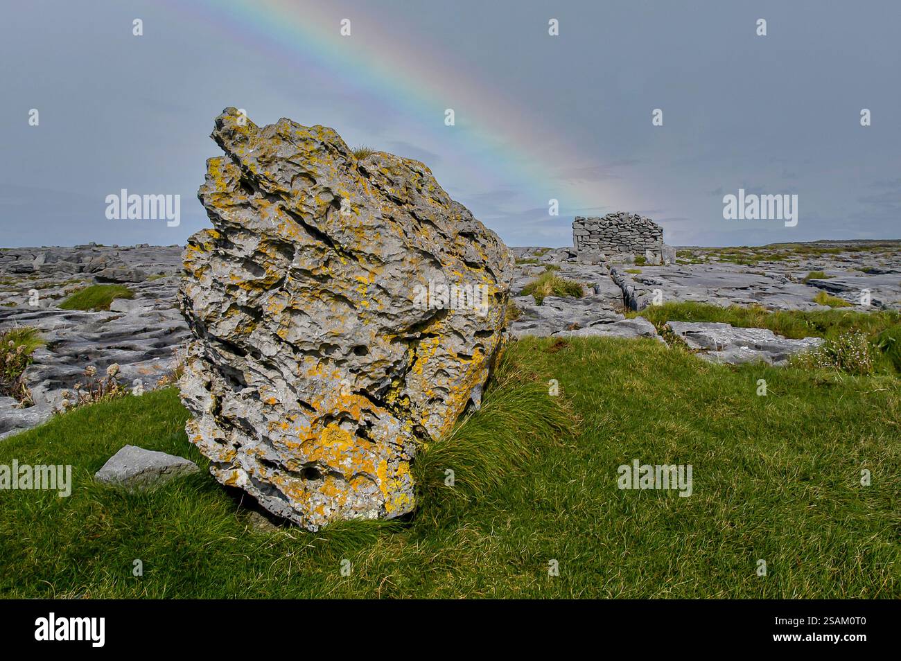 Spectacular landscape of the Burren region of County Clare, Ireland ...