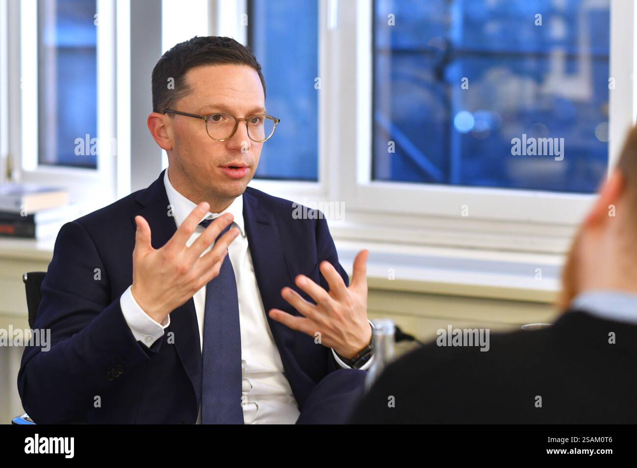 Hanover, Germany. 28th Jan, 2025. Falko Mohrs (SPD), Lower Saxony's ...