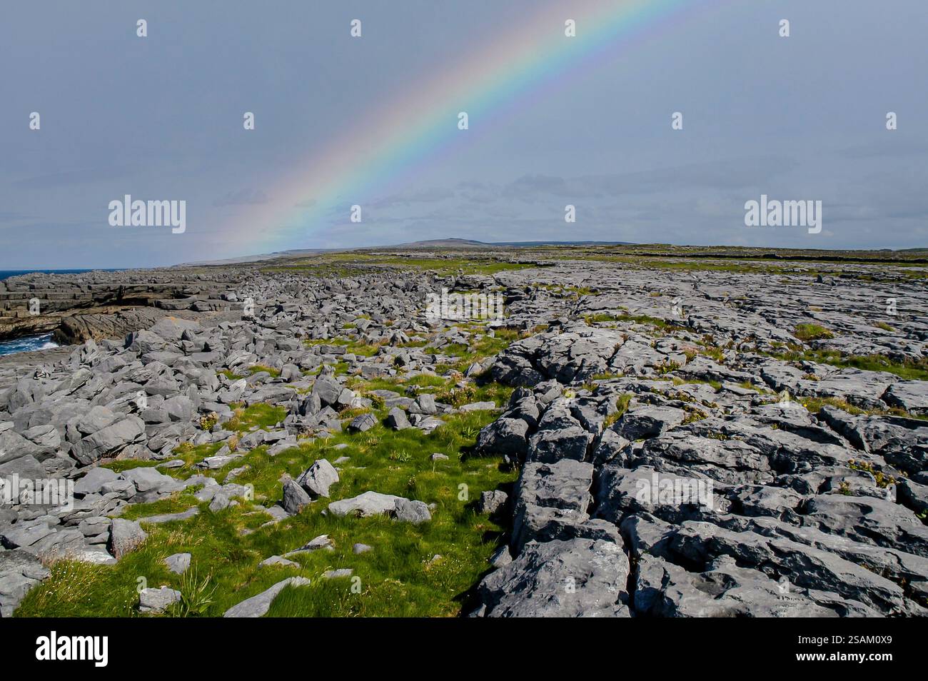 Spectacular landscape of the Burren region of County Clare, Ireland ...