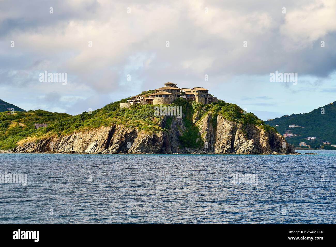 British Virgin Islands, Caribbean - December 31, 2024: Luxurious hotel ...
