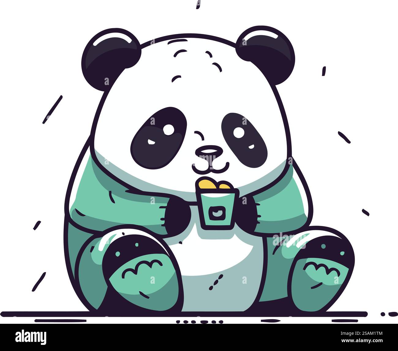 Baby bear graphic illustration Stock Vector Images - Alamy