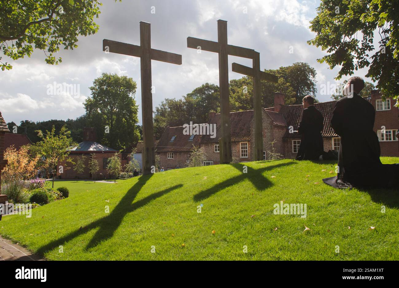 Three Crosses – Calvary in the gardens of The Holy House England's ...