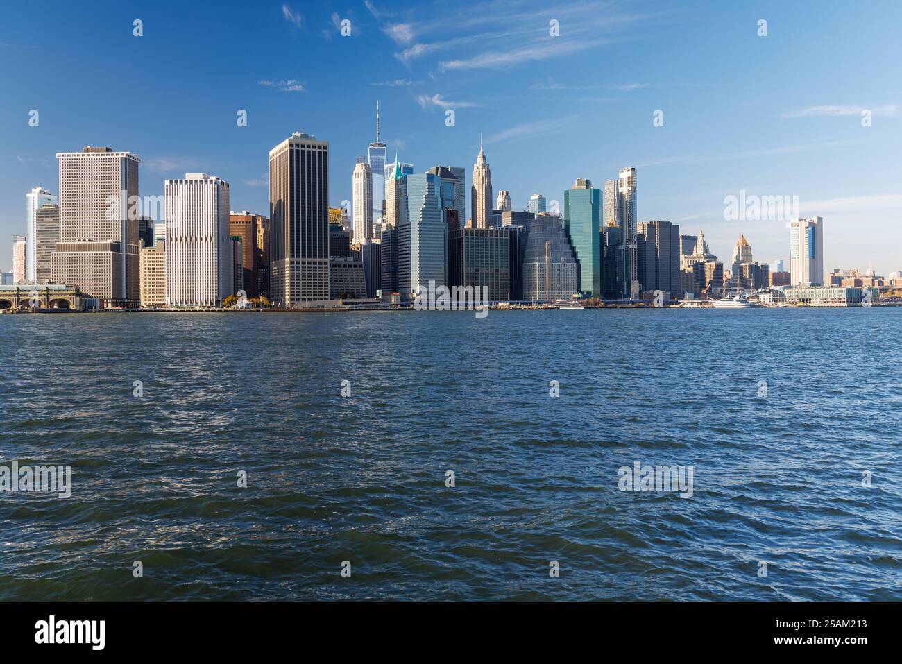 The New York Manhattan skyline, with iconic skyscrapers Stock Photo - Alamy