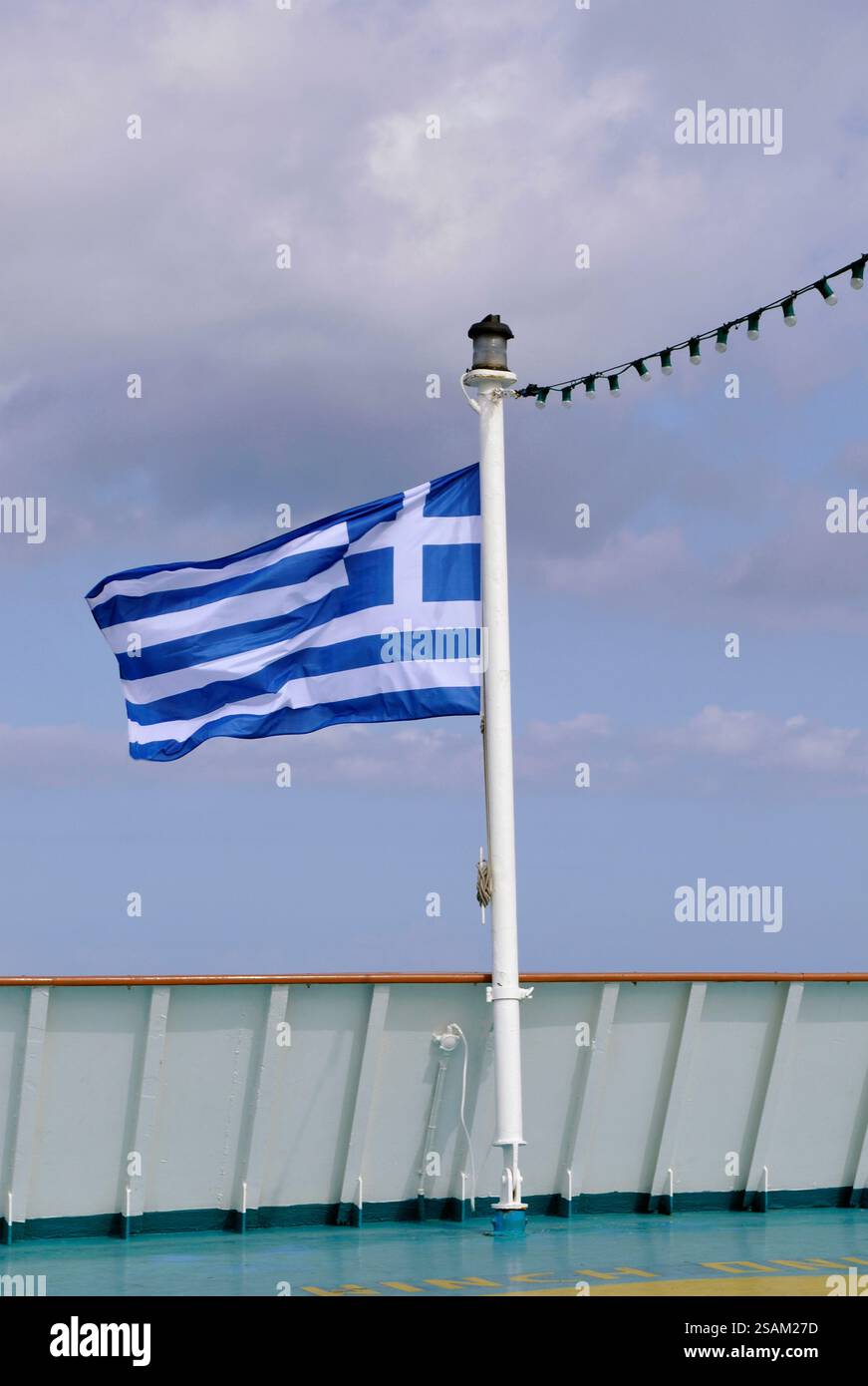 Flag blowing in wind on hi-res stock photography and images - Alamy