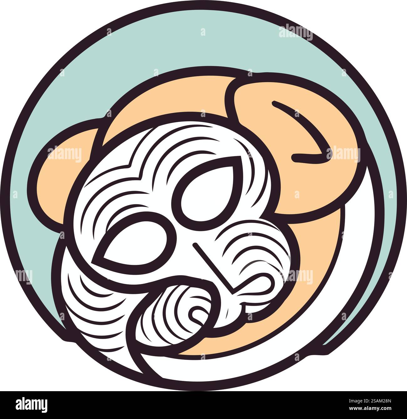 Monkey on head Cut Out Stock Images & Pictures - Alamy