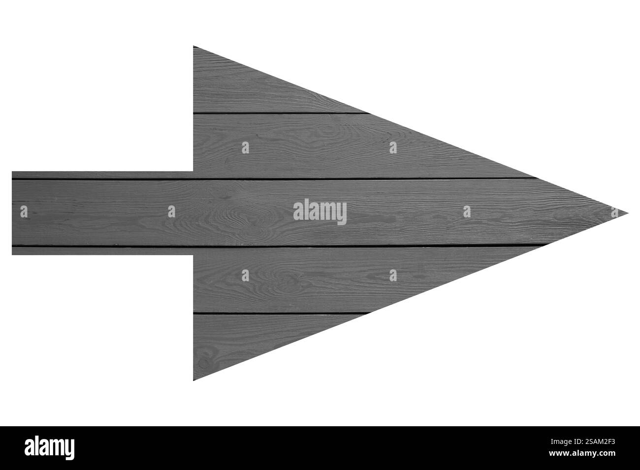 Arrow with grey wooden texture isolated on white Stock Photo - Alamy