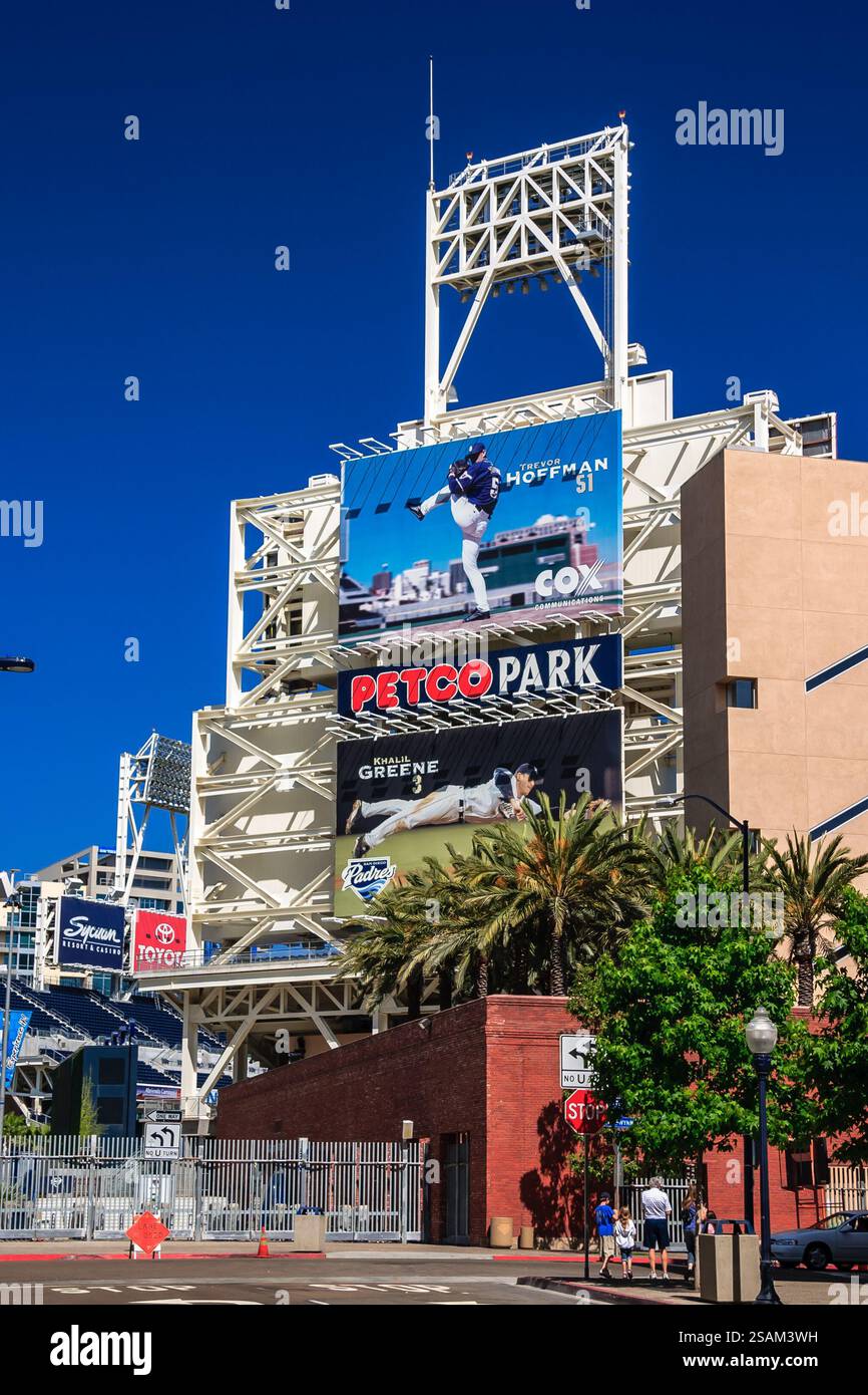 A large billboard with a baseball player on it is advertising Petro ...