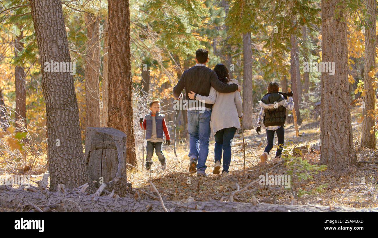 Mother children exploring forest from hi-res stock photography and ...