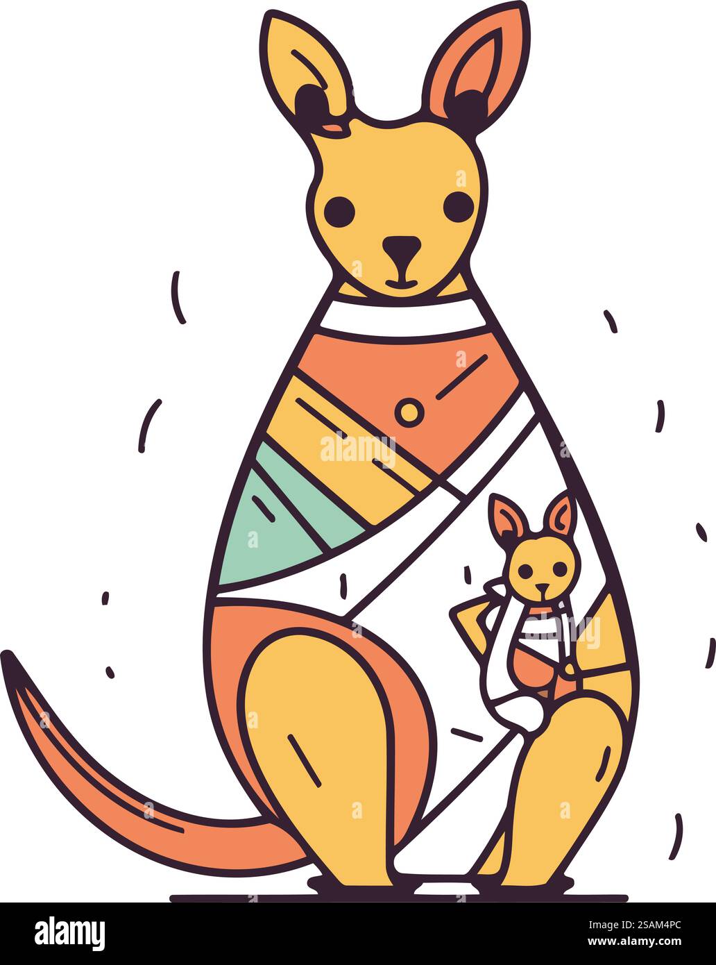 Australian wildlife cub Stock Vector Images - Alamy